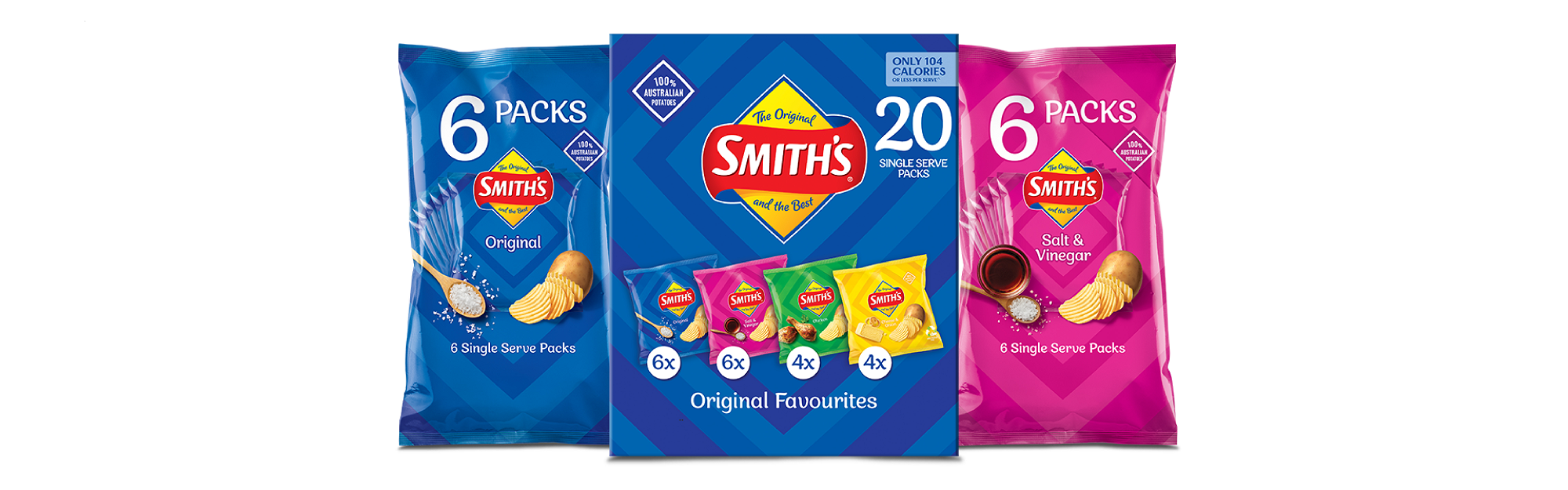 Multipack Range | Party & Family Pack | Smith's Chips Australia